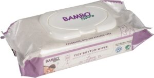 bambo nature tidy bottoms eco-friendly baby wet wipes, 600 count