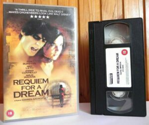 requiem for a dream: 2x sleeve - momentum - drama - e.burstyn - large box - vhs