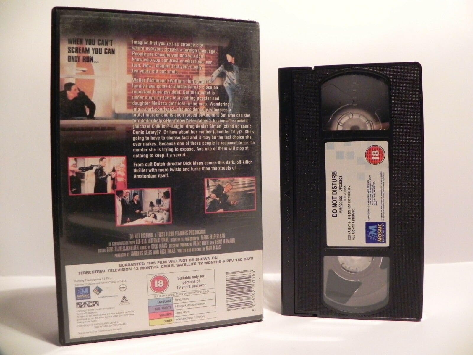 Do Not Disturb: Silent Witness (1999) Dutch / German Mystery by Dick Maas - VHS