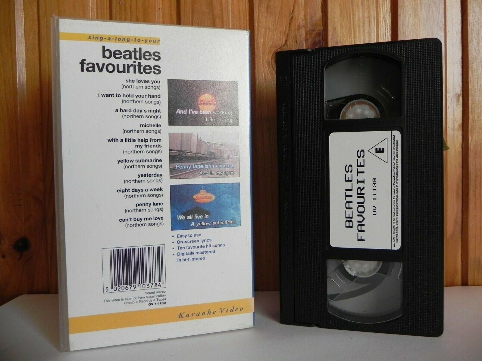 Beatles Favourites - Karaoke Video - Sing Along - The Beatles - Music - Pal VHS