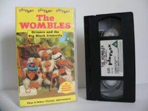 the wombles: orinoco and the big black umbrella - animated series - kids - vhs