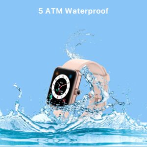 UMIDIGI UFit Pro(40mm) Smart Watch Alexa Built-in,Fitness Tracker with Heart Rate, SpO2 and Sleep Monitor, 5ATM Waterproof HD Color Touchscreen for Men Women Compatible with iPhone & Android