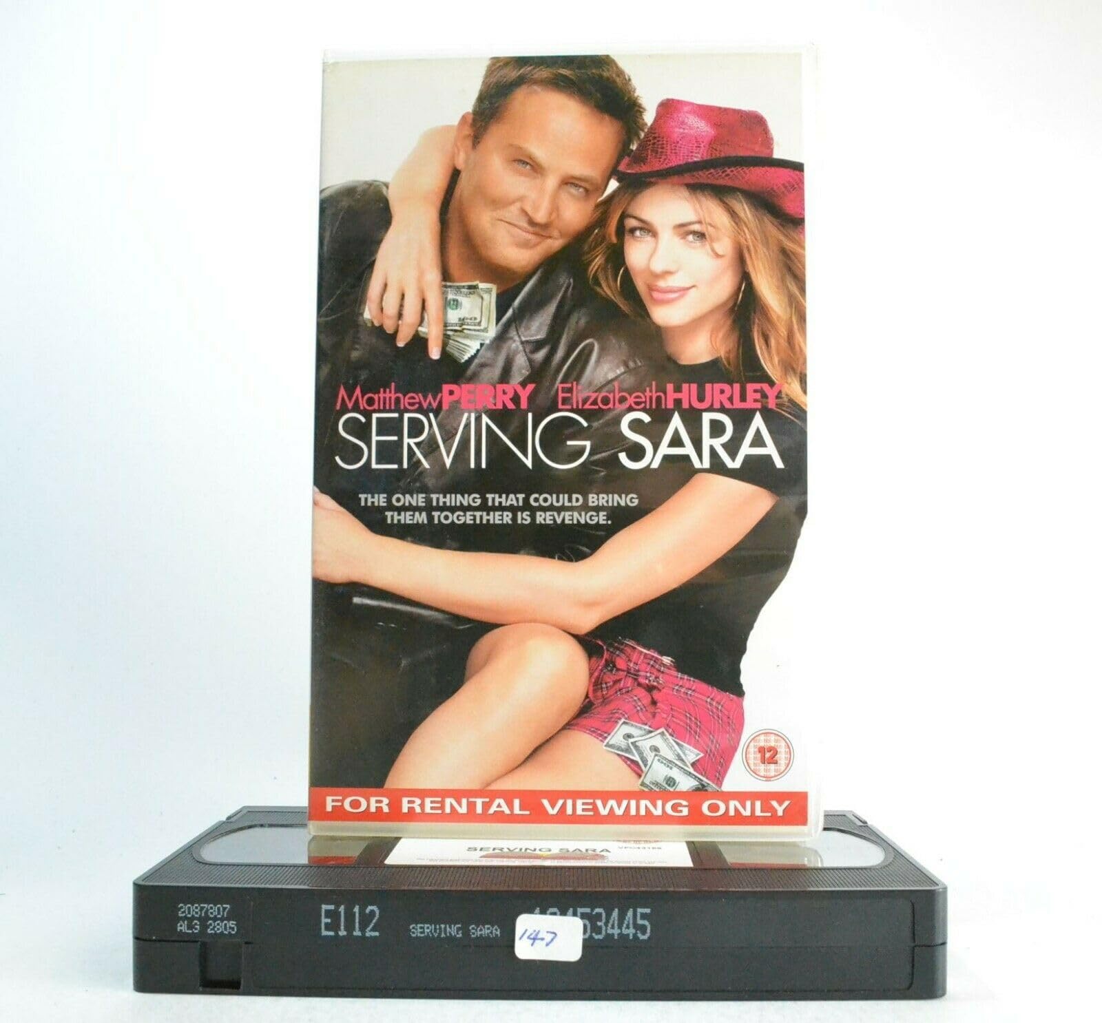 Serving Sara: M.Perry/E.Hurley - Romantic Comedy - Large Box - Ex-Rental - VHS