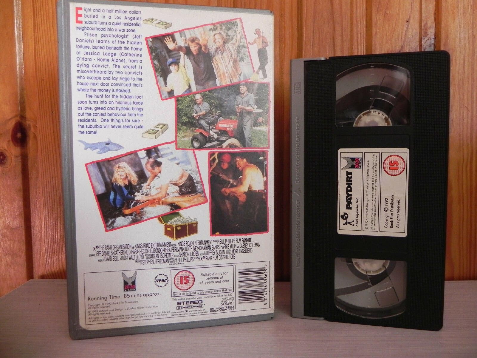 Pay Dirt - 20/20 Video Release - Jeff Daniels/Catherine O'Hara - Comedy - VHS