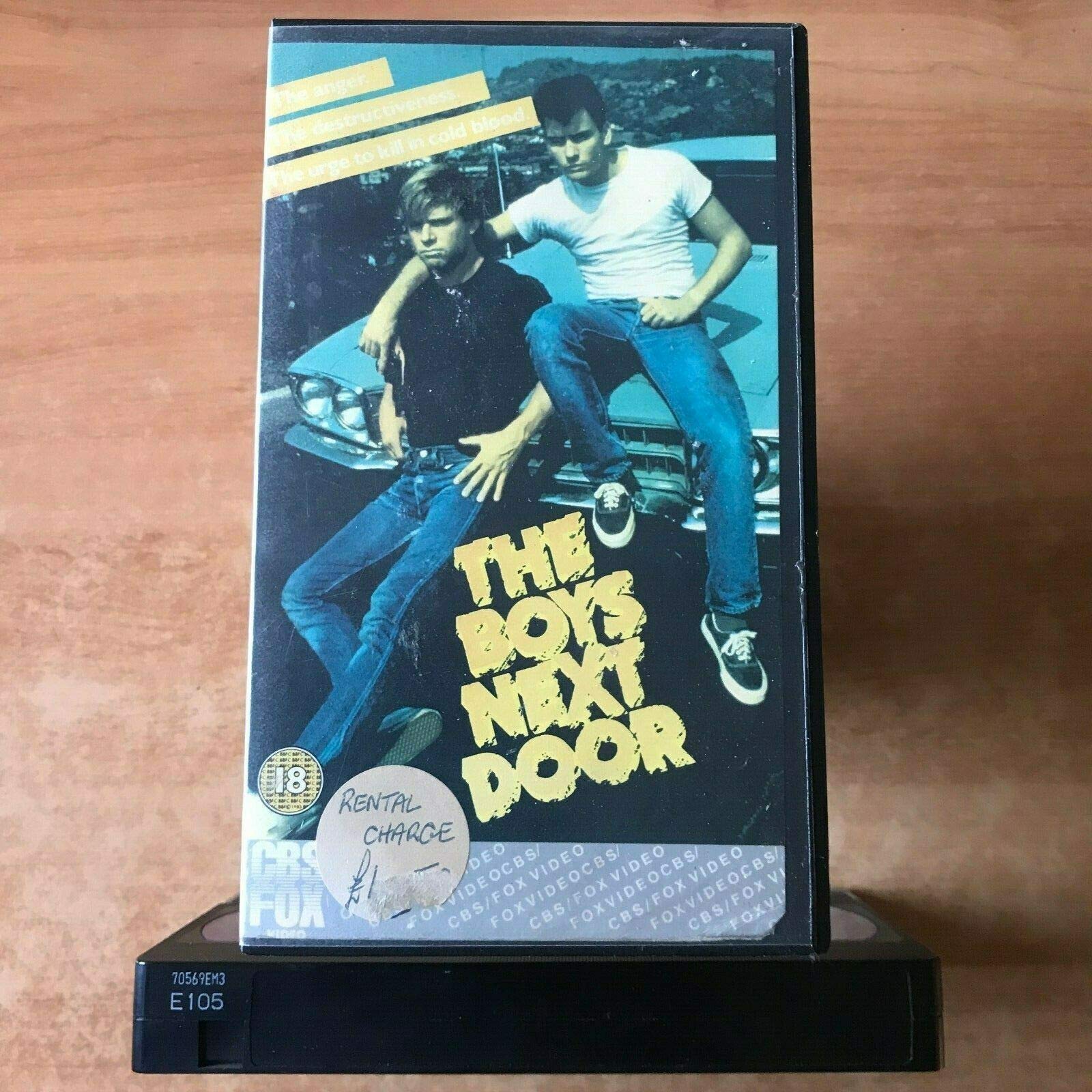 The Boys Next Door (1986); [CBS/FOX] Action - Crime Drama - Charlie Sheen - VHS