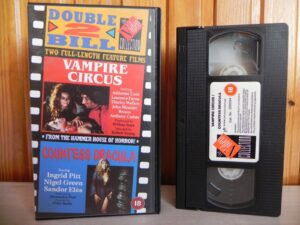 vampire circus - countess dracula - double 2 bill - cert (18) - pal vhs