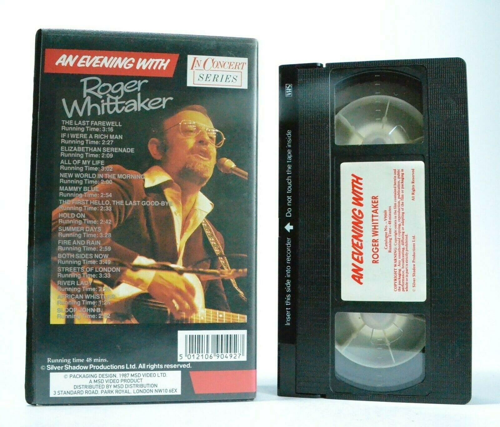 An Evening With Roger Whittaker - Live Performance - Greatest Hits - Music - VHS