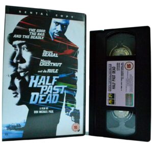 half past dead: action (2002) - large box - ex-rental - steven seagal - pal vhs