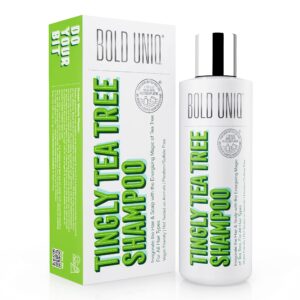 Bold Uniq Tea Tree Shampoo & Conditioner Bundle. Clarifying Formula. Energizing Peppermint & Tea Tree Oil formula for Men & Woman. Paraben & Sulfate Free. Vegan & Cruelty Free.