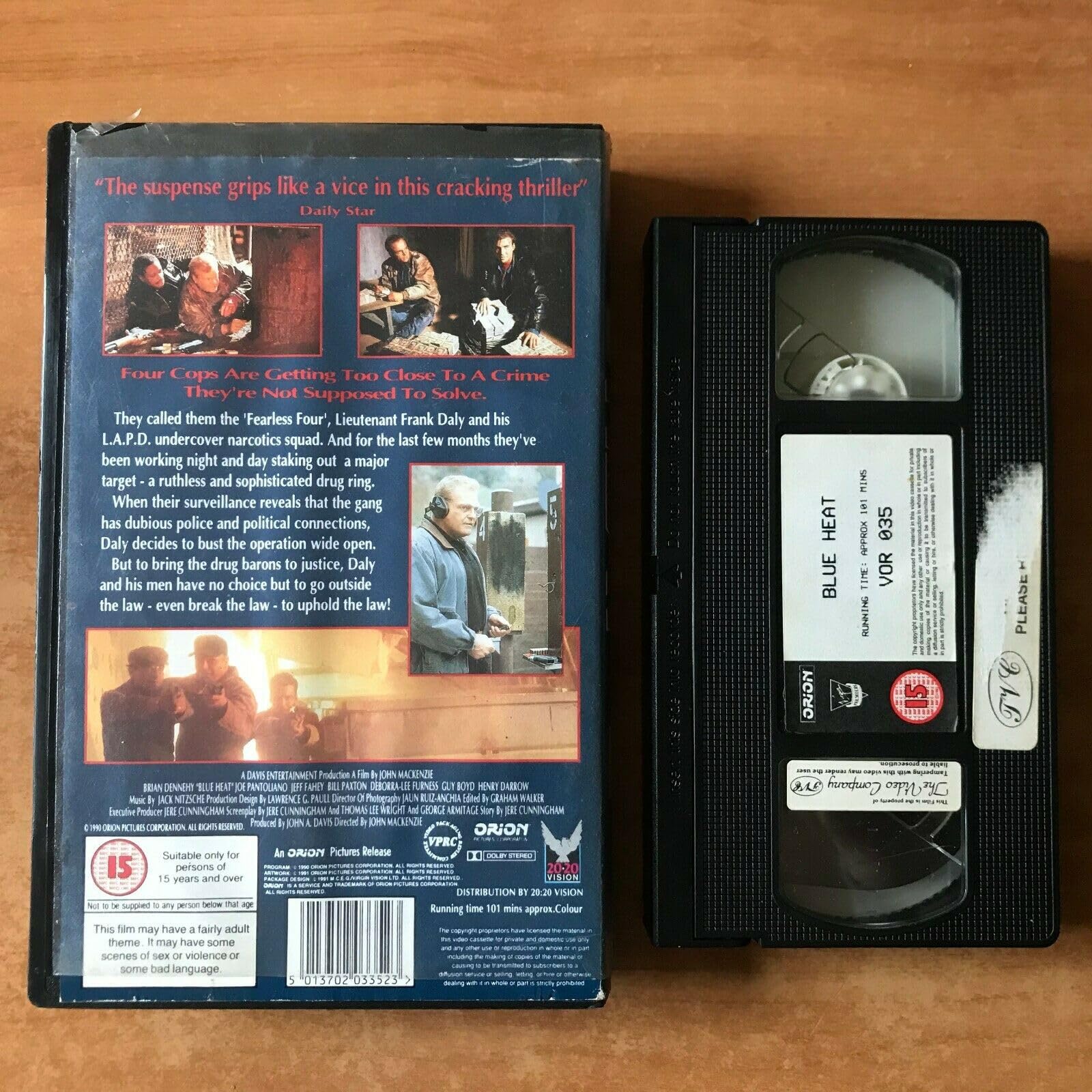 Blue Heat (1990); [20/20 Vision] Big Box - Crime Action - Brian Dennehy - VHS