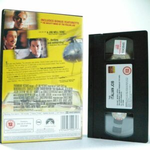 The Italian Job: Action (2003) - Large Box - Charlize Theron/Edward Norton - VHS