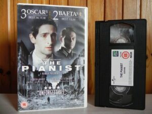 the pianist: based on true story - 3 oscars winner - adrien brody - drama - vhs