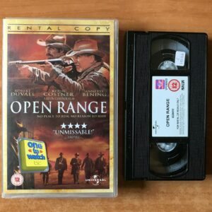 open range (2003); [kevin costner]: western - large box (rental) - pal vhs