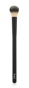 rodial baby teddy makeup brush, ultra-soft, multipurpose complexion brush for precise makeup application, contour, blush, foundation, powder and liquid brush