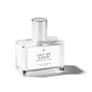 le monde gourmand lait de coco eau de parfum - 1 fl oz (30 ml) - coconut, vanilla, bergamot perfume notes