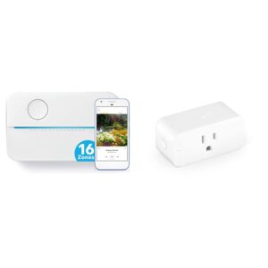 rachio 16zulw-c smart sprinkler controller (3rd generation) + amazon smart plug