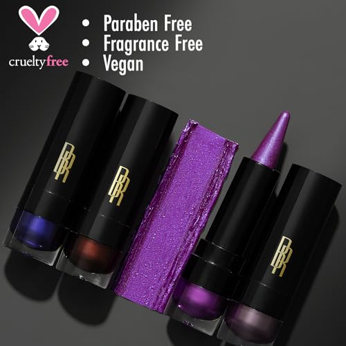 Black Radiance Metalicious Metallic Lipstick Lip Sculptor Mercury (Purple/Brown)