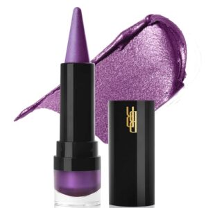 black radiance metalicious metallic lipstick lip sculptor lilac glow (purple)