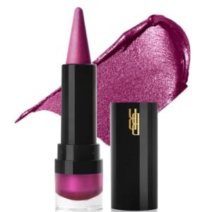 black radiance metalicious lipstick lip sculptor diamond pink (hot pink)