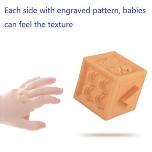 UNIQUE KIDS 12 PCS Playful Learning Alphabetical Sort & Stack Developmental Baby Soft Stacking Blocks Bath Toys | Engaging Education for Toddlers and Babies 6 Months +