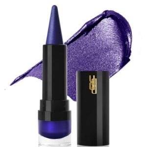 black radiance metalicious metallic lipstick lip sculptor purple reigns (violet)