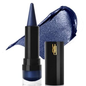 black radiance metalicious metallic lipstick lip sculptor magnetic sapphire (blue)