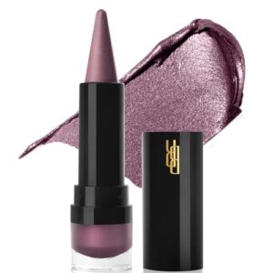 black radiance metalicious metallic lipstick lip sculptor mercury (purple/brown)