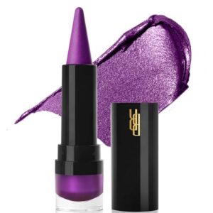 black radiance metalicious metallic lipstick lip sculptor amethyst gemstone (light purple)