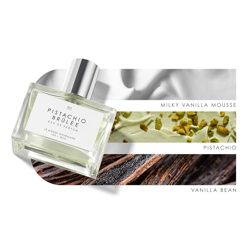 Le Monde Gourmand Pistachio Brûlée Eau de Parfum - 1 fl oz (30 ml) - Nutty, Vanilla Perfume Notes