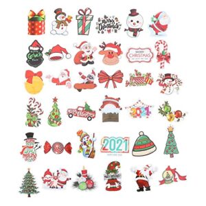 osaladi 100pcs notebook stickers holiday xmas stickers planners decals nativity decor diy laptop sticker diary decorative sticker luggage stickers computer pvc waterproof stickers