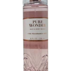 Bath & Body Works PURE WONDER Fine Fragrance Mist - Value Pack Lot of 2, Pink, 8 Fl Oz (Pack of 2)