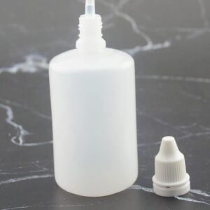 CCHW 100ml Plastic Dropper Bottle, 3.4oz Empty Plastic Squeezable Eye Liquid Dropper Bottles with Childproof Cap (3)