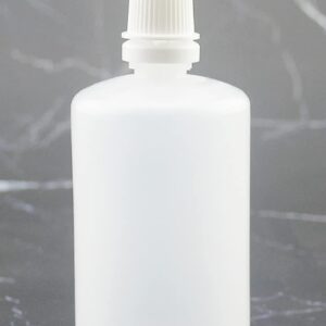 CCHW 100ml Plastic Dropper Bottle, 3.4oz Empty Plastic Squeezable Eye Liquid Dropper Bottles with Childproof Cap (3)