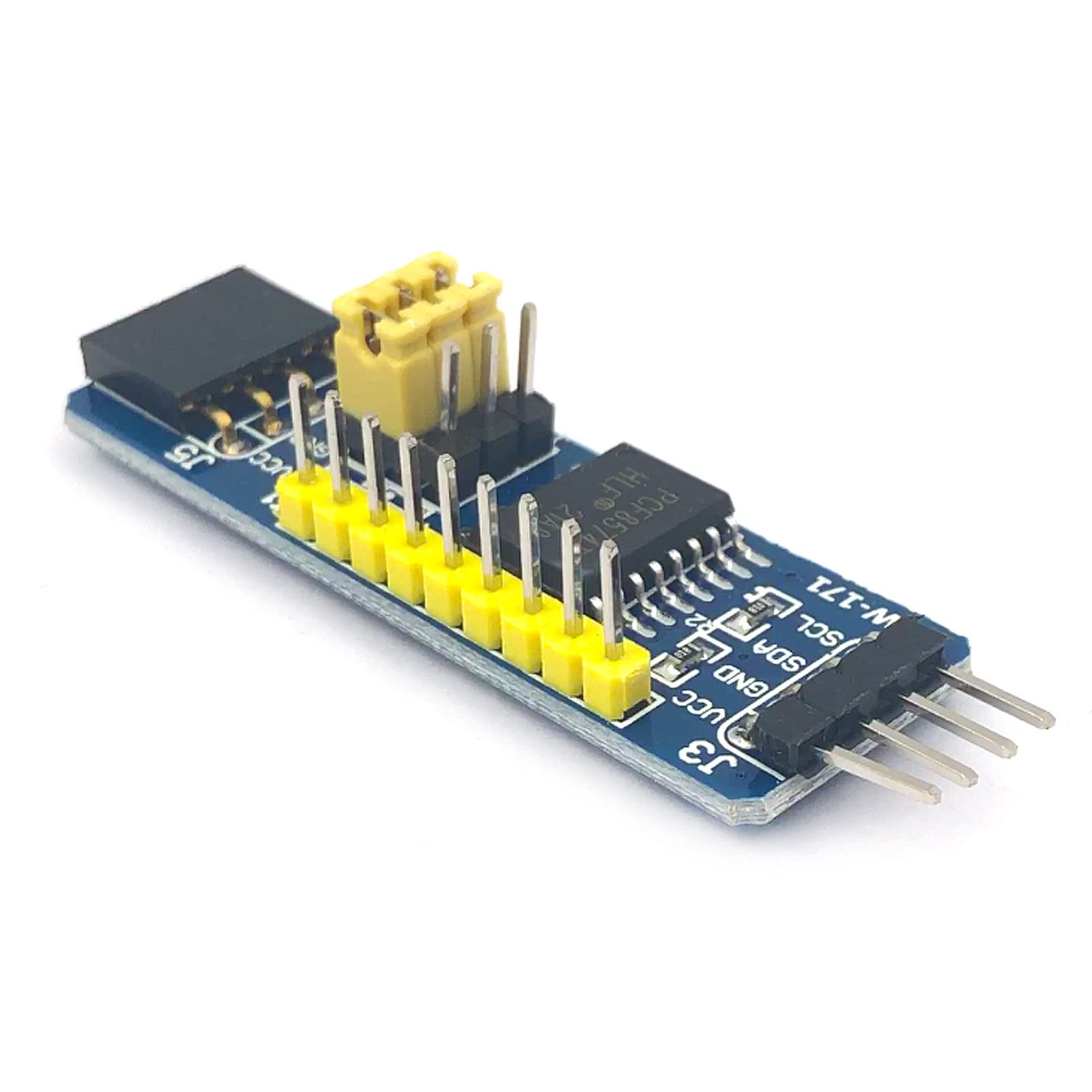 DEVMO 5PCS PCF8574 I2C Interface 8bit IO MCU Expansion Board I/O Expander IIC Bus Evaluation Development Module Compatible with AVR STM8 C8051F Ar-duino