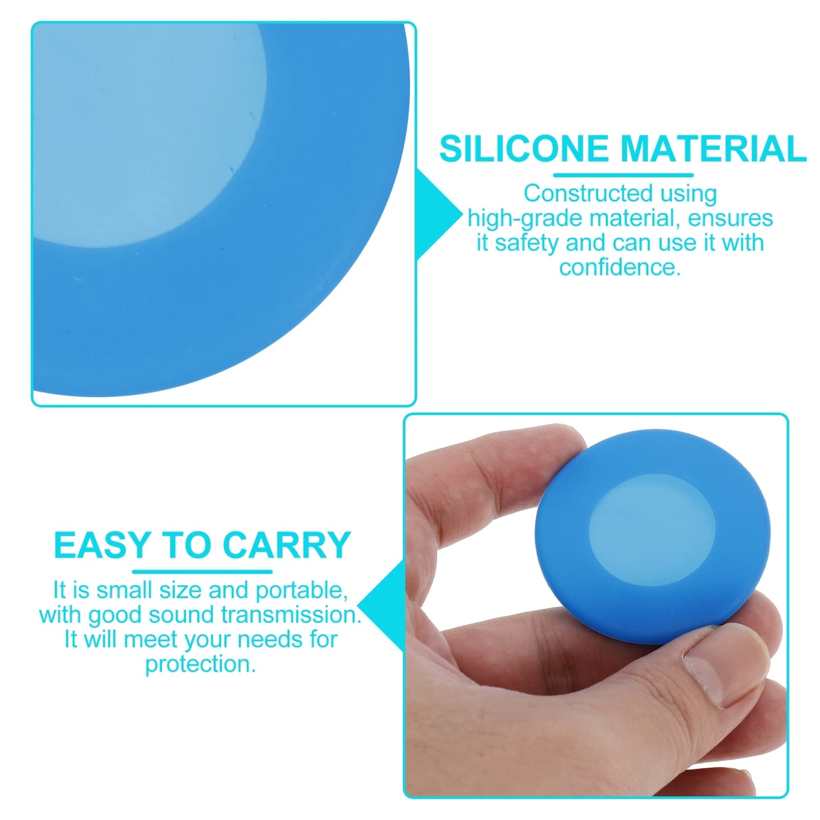 10pcs Replacement Parts Spare Parts Silicone Cover Accessories Kit (Blue)