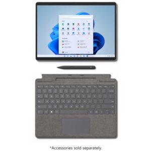 Microsoft 8PQ-00001 Surface Pro 8 13" Touch Intel i5-1135G7 8GB/256GB - Platinum Bundle with Elite Suite 18 Software + 1 YR CPS Enhanced Protection Pack