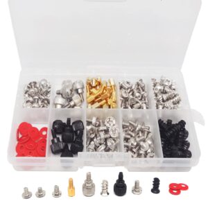 228pcs computer screws standoffs set assortment kit, for computer pc case screw nut assorted kit