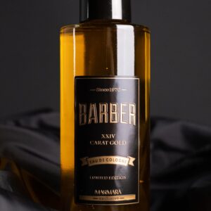 Marmara Barber Cologne - Best Choice of Modern Barbers and Traditional Shaving Fans (Black-Gold Limited Edition, 500ml x 1 Bottle)