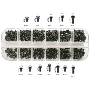 easycargo 240pcs 12 sizes laptop screws kit, notebook computer replacement screws assortment kit,m2 m2.5 m3, for lenovo toshiba gateway samsung hp ibm dell sony acer asus ssd hard disk sata ssd m.2