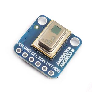 DEVMO AMG8833 88 IR Thermal Camera Sensor Breakout Imager Array Temperature Sensor Module Grid-Eye 8x8 Infrared Camera Module Array Board IIC I2C 3-5V Compatible with Ardu-ino Rasp-Berry Pi AMG-8833