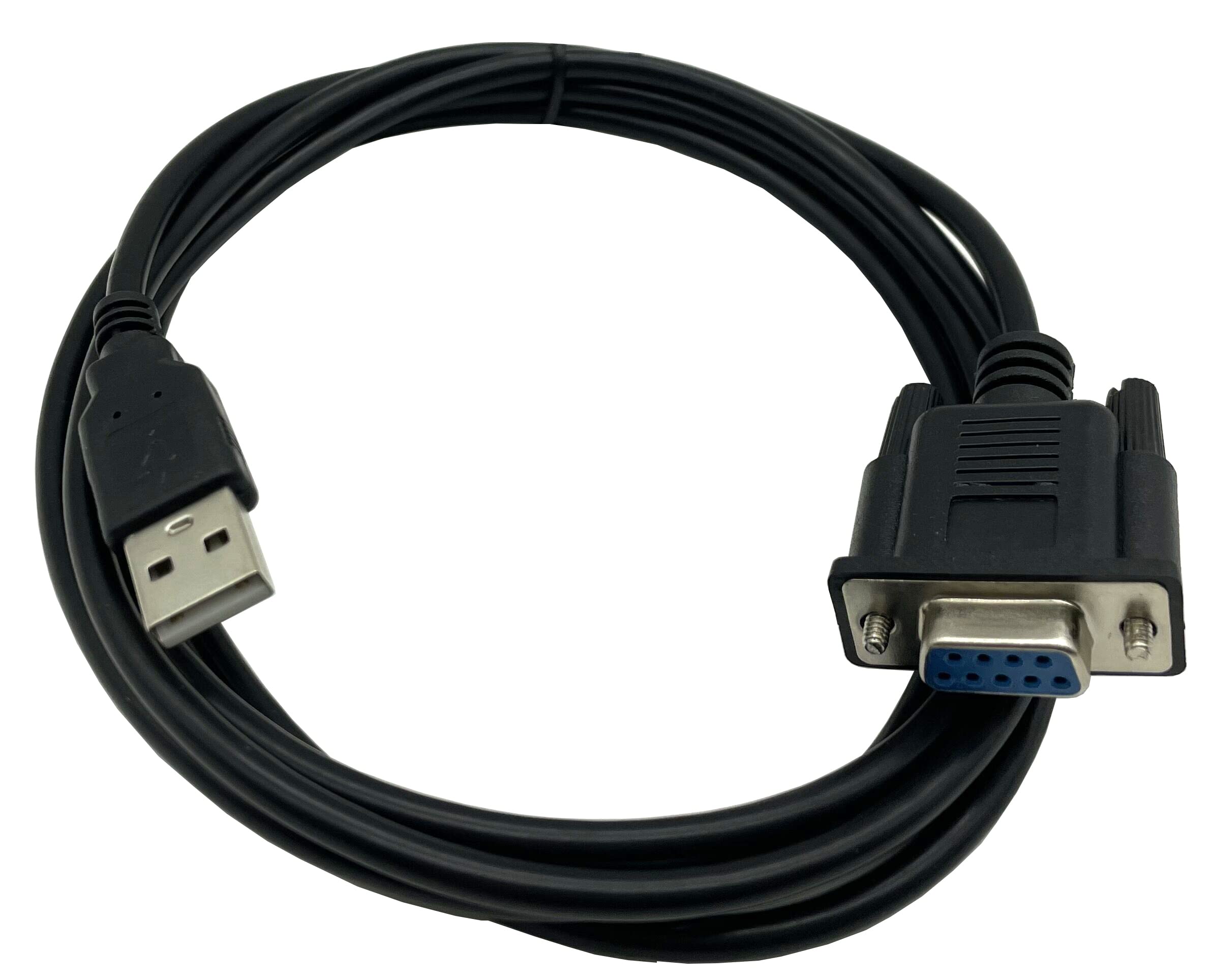 Dafensoy USB to RS232 Serial Adapter, USB A Male to DB9 Pin Female Serial Converter Cable,Suitable for Connecting Computers and Various Serial Devices - Black 1.8M/6Feet