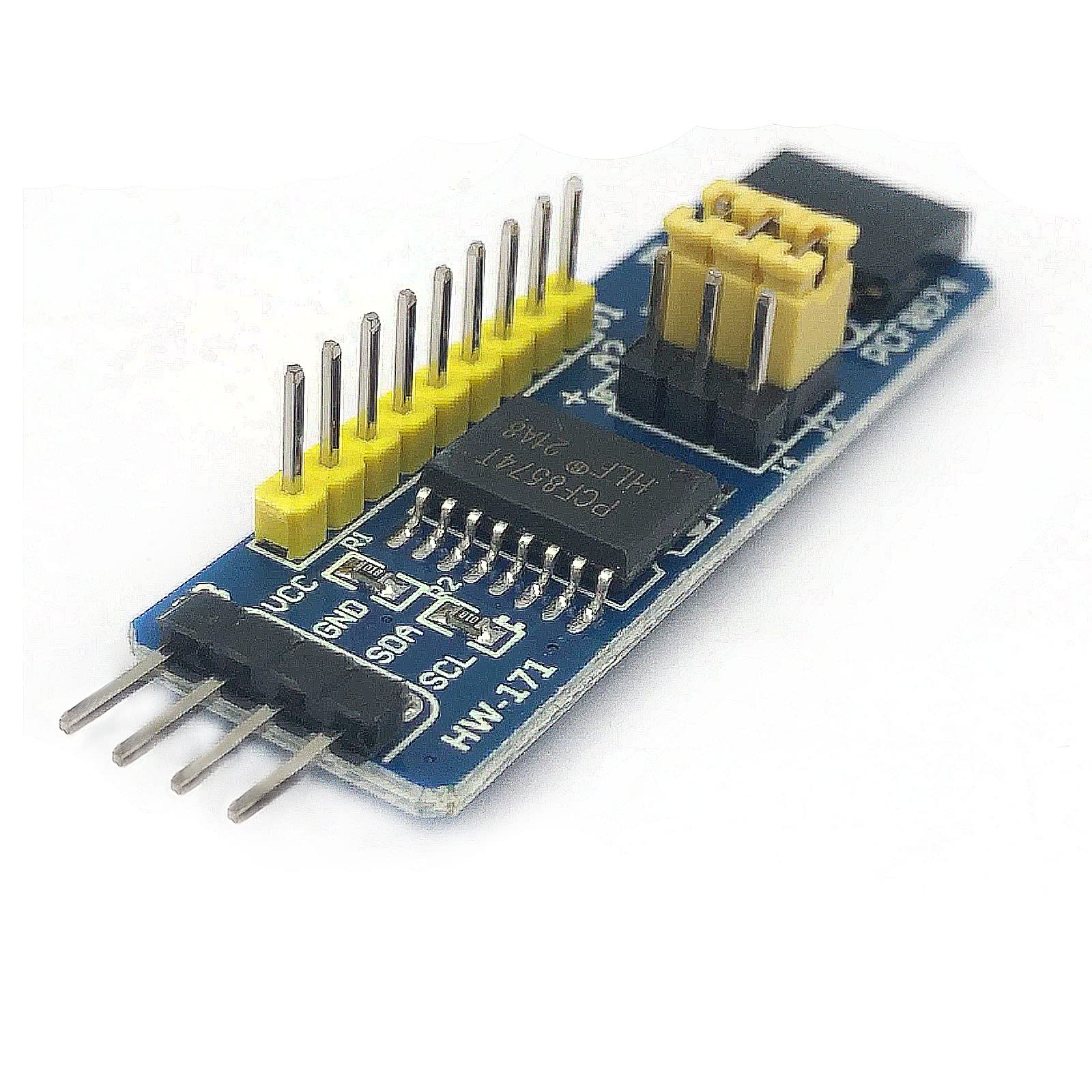 DEVMO 5PCS PCF8574 I2C Interface 8bit IO MCU Expansion Board I/O Expander IIC Bus Evaluation Development Module Compatible with AVR STM8 C8051F Ar-duino