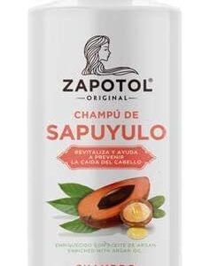 Zapotol Bundle de Shampoo Sapuyulo 16onz Enriquecido con Aceite Argan, Ayuda a Controlar la Caida del Cabello y Acondicionador Nutre Fortalece el Desde Raiz Combo Toalla Mano Lyeusa