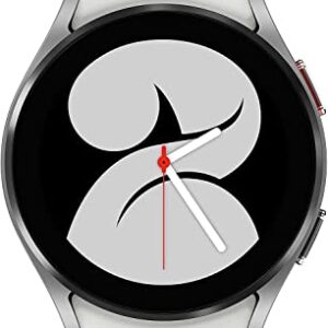 Samsung Galaxy Watch 4 40mm R860 Smartwatch GPS Bluetooth WiFi (International Version) (Silver) (Renewed)