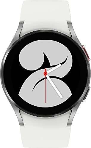 Samsung Galaxy Watch 4 40mm R860 Smartwatch GPS Bluetooth WiFi (International Version) (Silver) (Renewed)