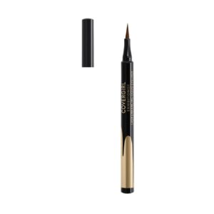 covergirl exhibitionist lash enhancing liquid eyeliner, rich brown