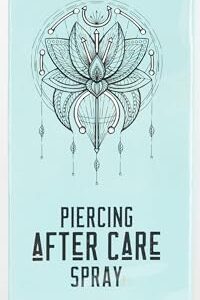 BASE LABORATORIES Piercing Aftercare Spray 4oz | Saline Spray for Piercings | Ear Piercing Cleaner Spray | Saline Solution for Piercings | Piercing & Keloid Bump Removal for Ears, Belly Nose Piercings