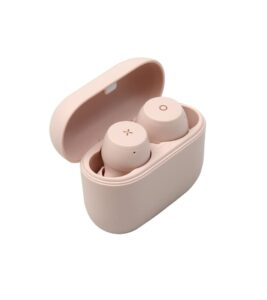 edifier x3 to u true wireless earbuds, qualcomm aptx audio bluetooth 5.0 headphones, cvc 8.0 noise cancellation ip55 dust and waterproof ear buds, voice assistant usb c earphones pink