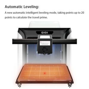 R QIDI TECHNOLOGY X-CF Pro 3D Printers Industrial Grade,Specially Developed for Printing Carbon Fiber&Nylon with QIDI Fast Slicer, Automatic Leveling,Large Build Volume 11.8x9.8x11.8 Inch