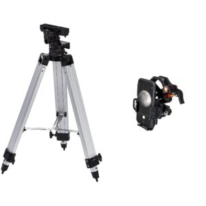 celestron heavy-duty altazimuth tripod & nexyz 3-axis smartphone adapter